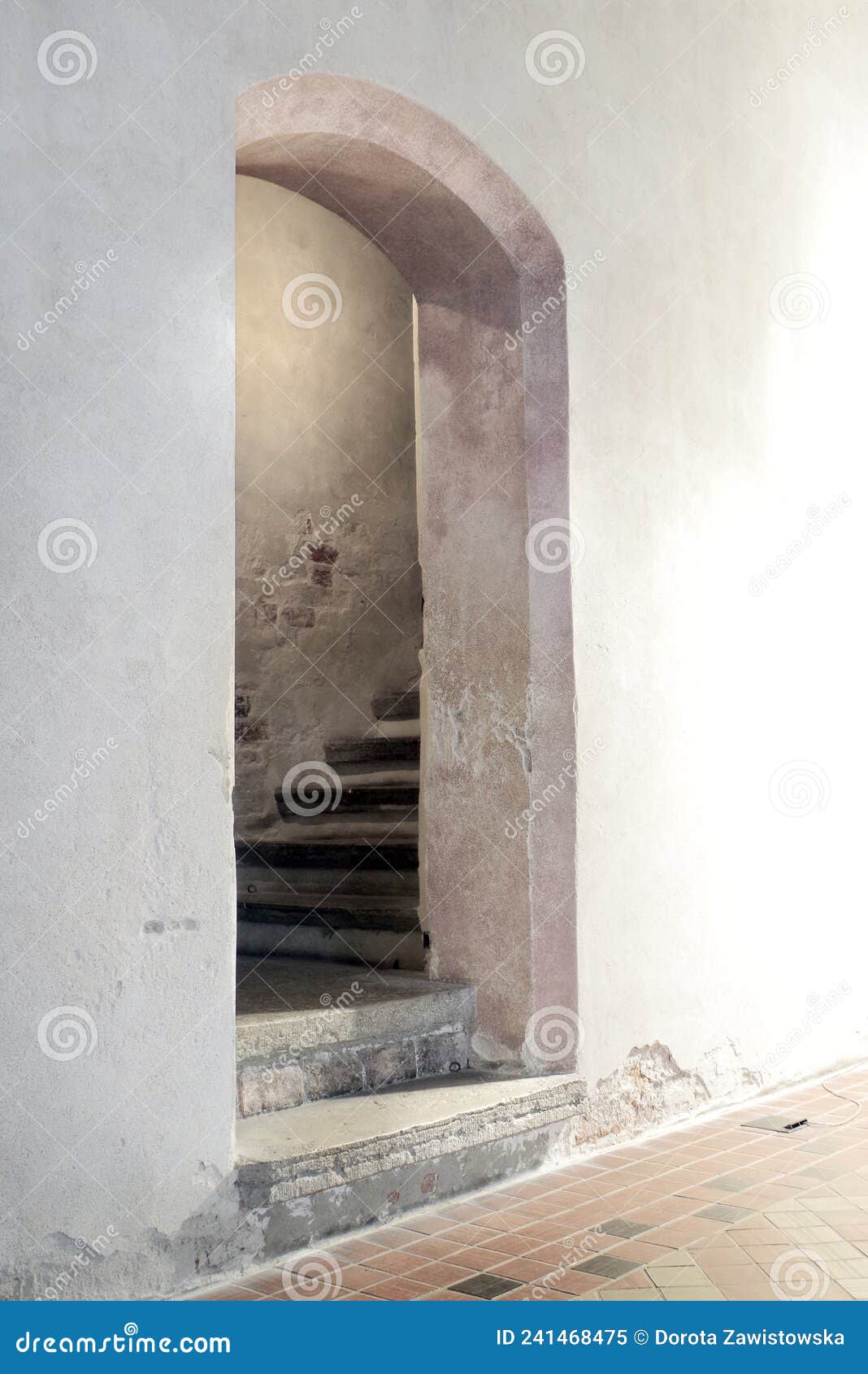 Medieval Stone Steps in the Castle Stock Image - Image of cityscape ...