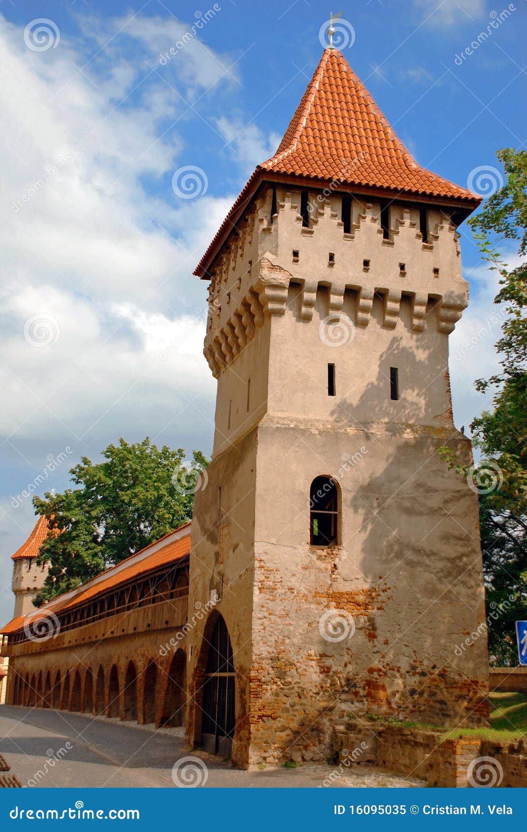 Medieval stone tower stock image. Image of high, structure - 16095035