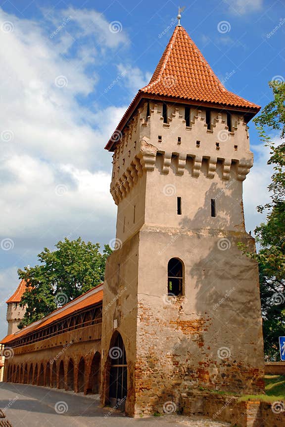 Medieval stone tower stock image. Image of high, structure - 16095035