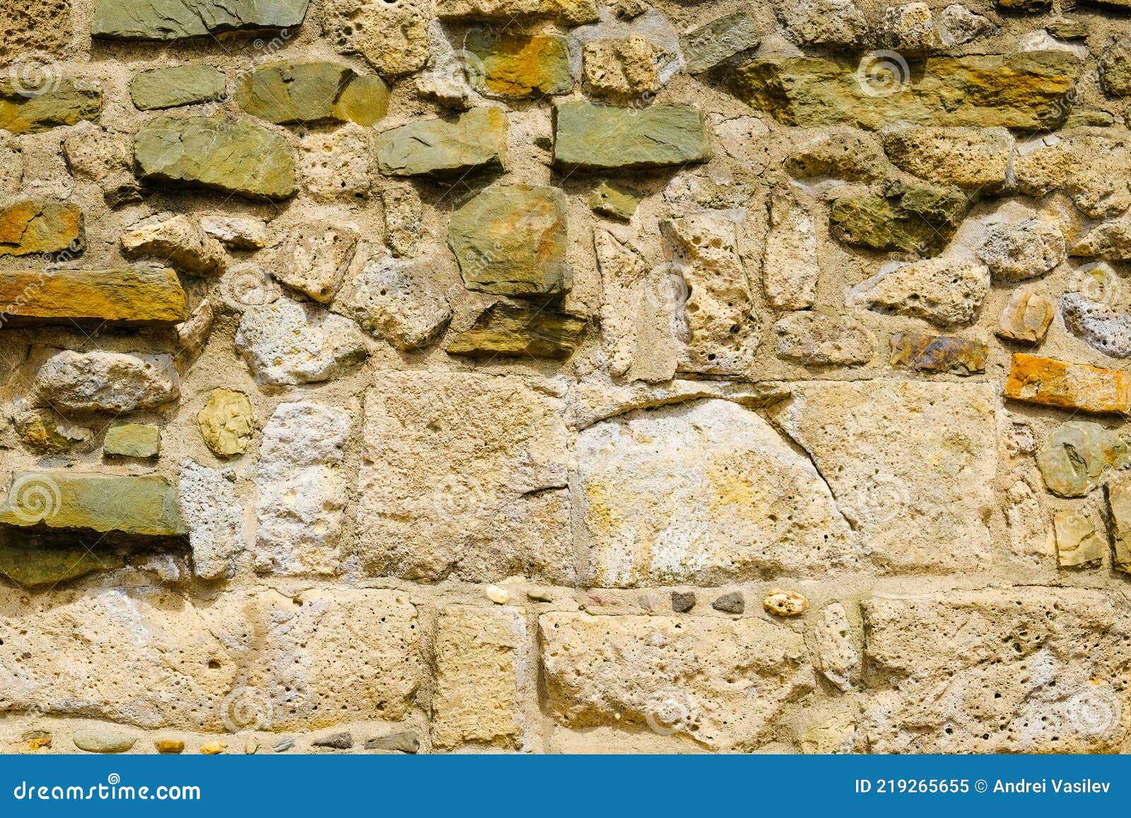 Medieval Stone Wall Background and Texture, Close-up Stock Image ...