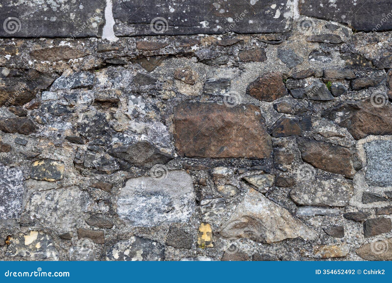 Medieval Stone Wall Texture Background Stock Photo - Image of ...