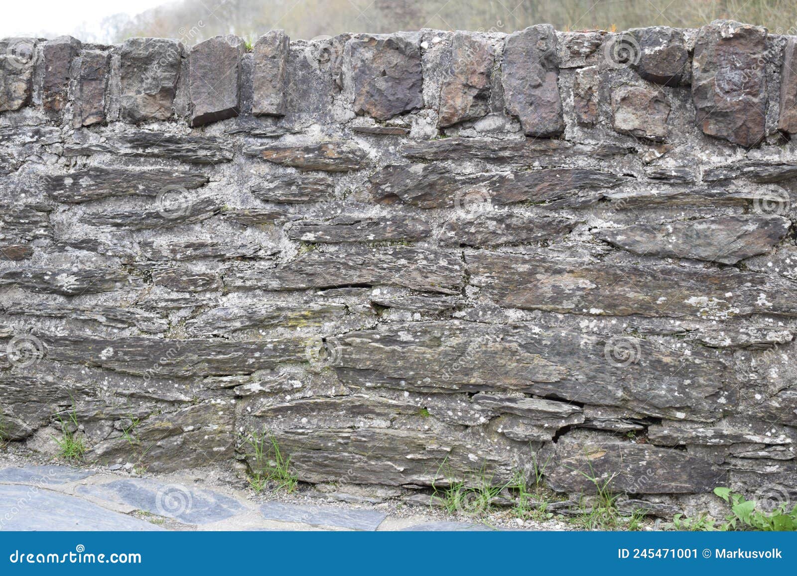 Medieval stone wall stock image. Image of soil, still - 245471001