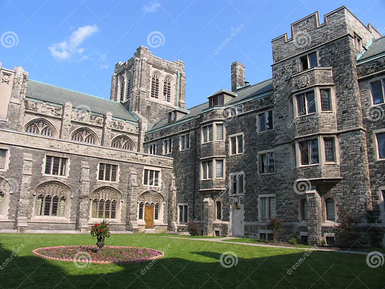 Medieval Style College Building Stock Photo - Image of architecture ...