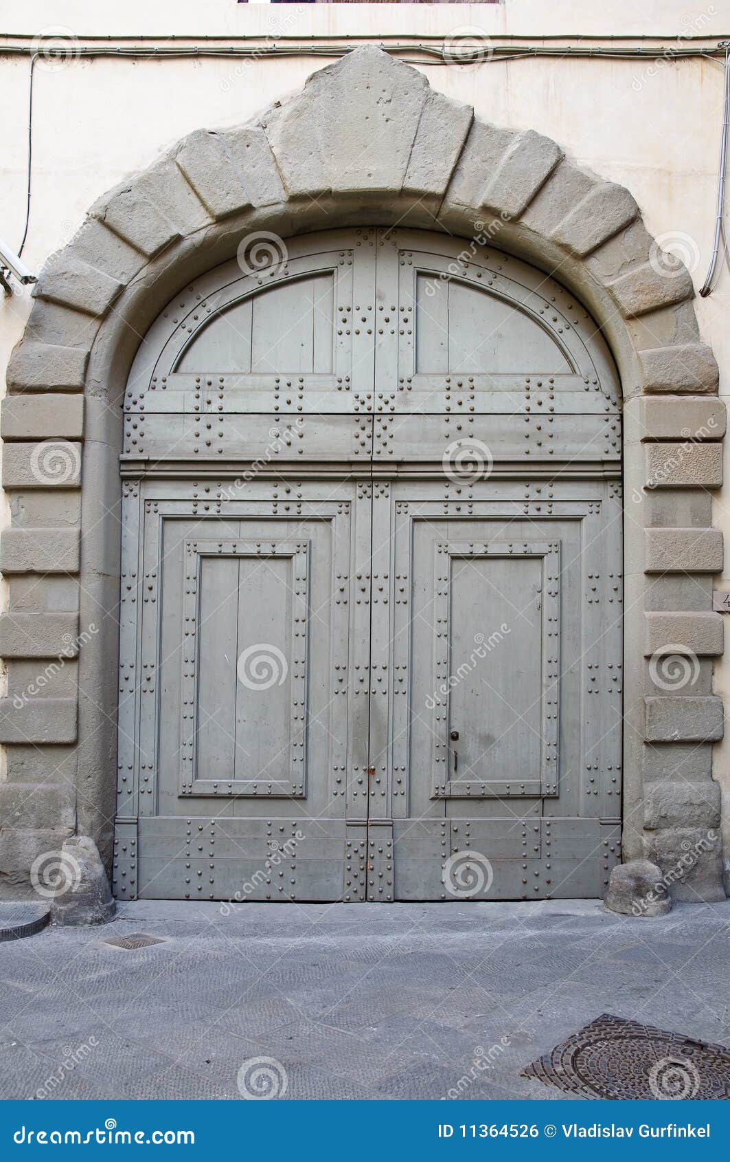 Medieval style door stock photo. Image of texture, florence - 11364526