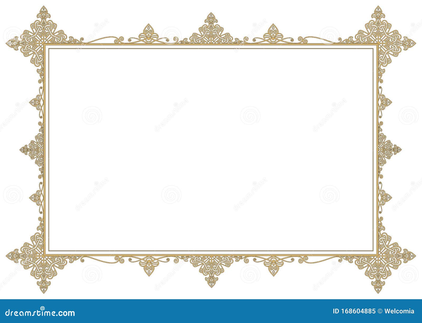 Medieval Stylish Frame stock illustration. Illustration of medieval ...