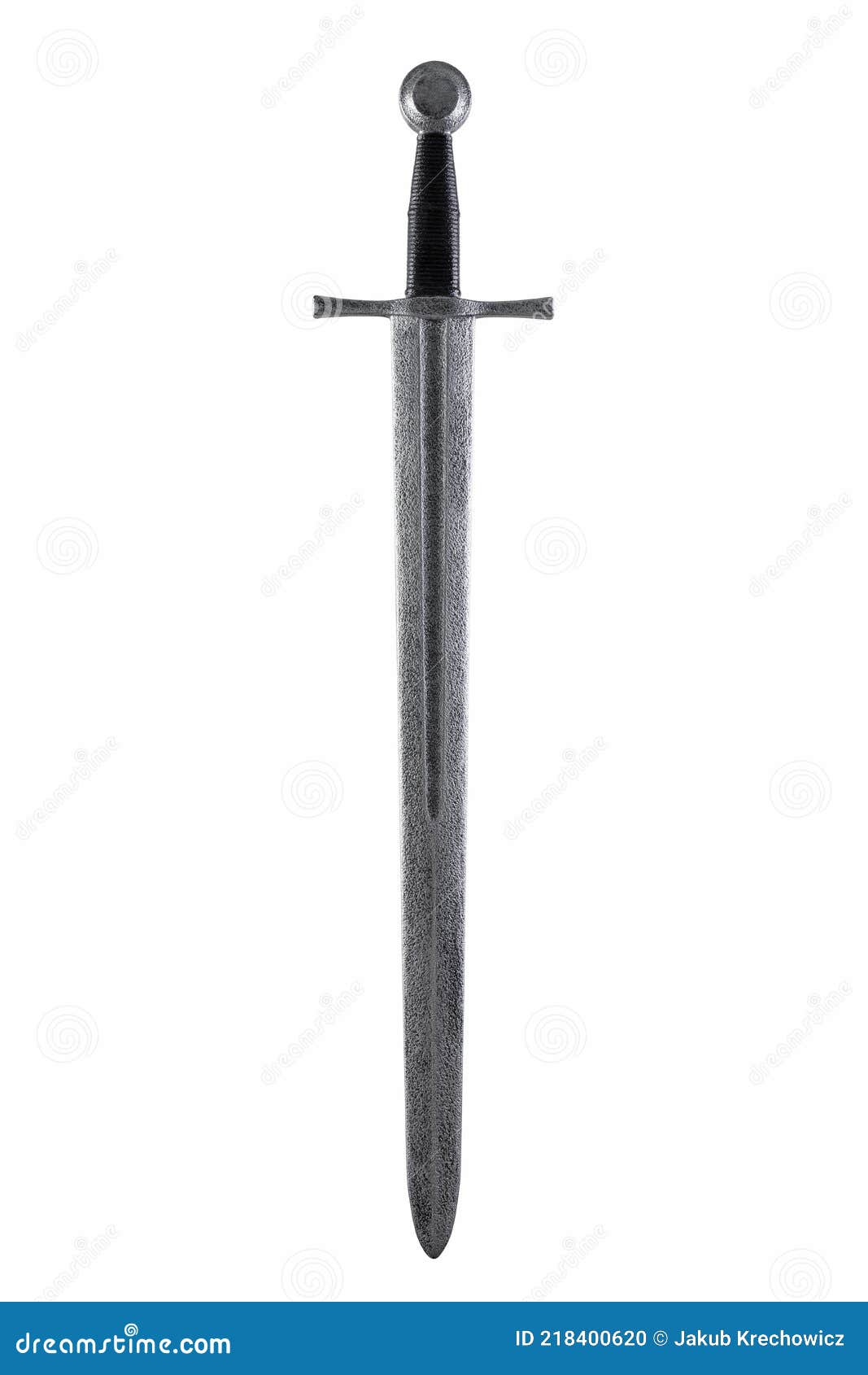 Medieval Sword Isolated on White Stock Photo - Image of medieval ...