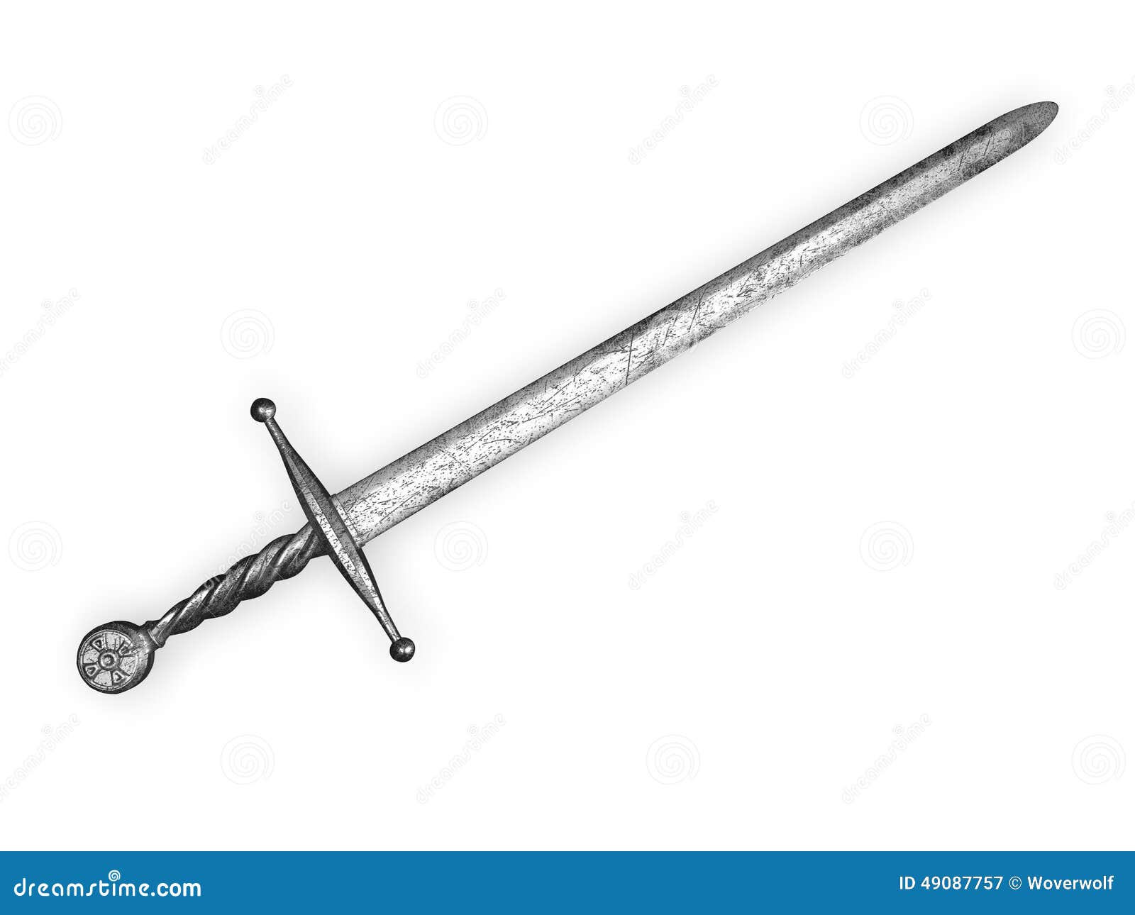 Medieval Sword Stock Illustration - Image: 49087757