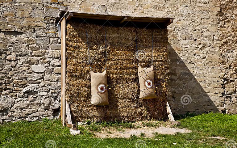 Medieval Target stock image. Image of brick, summer, dangerous - 23854757