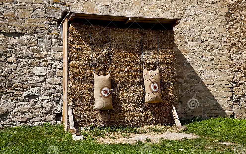 Medieval Target stock image. Image of brick, summer, dangerous - 23854757