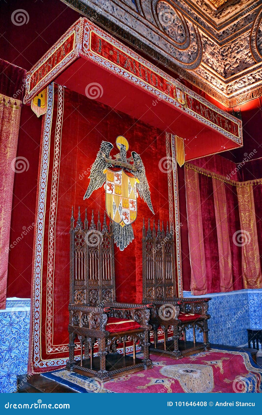 Medieval Throne stock photo. Image of history, military - 101646408