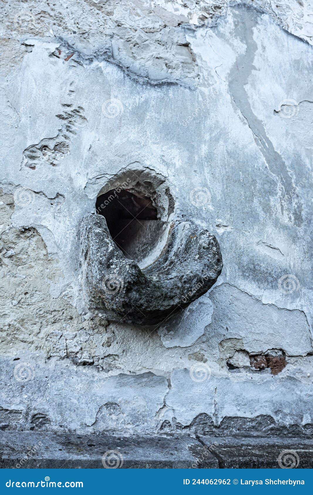 Medieval Toilet on the Stone Wall of the Castle Stock Photo - Image of ...