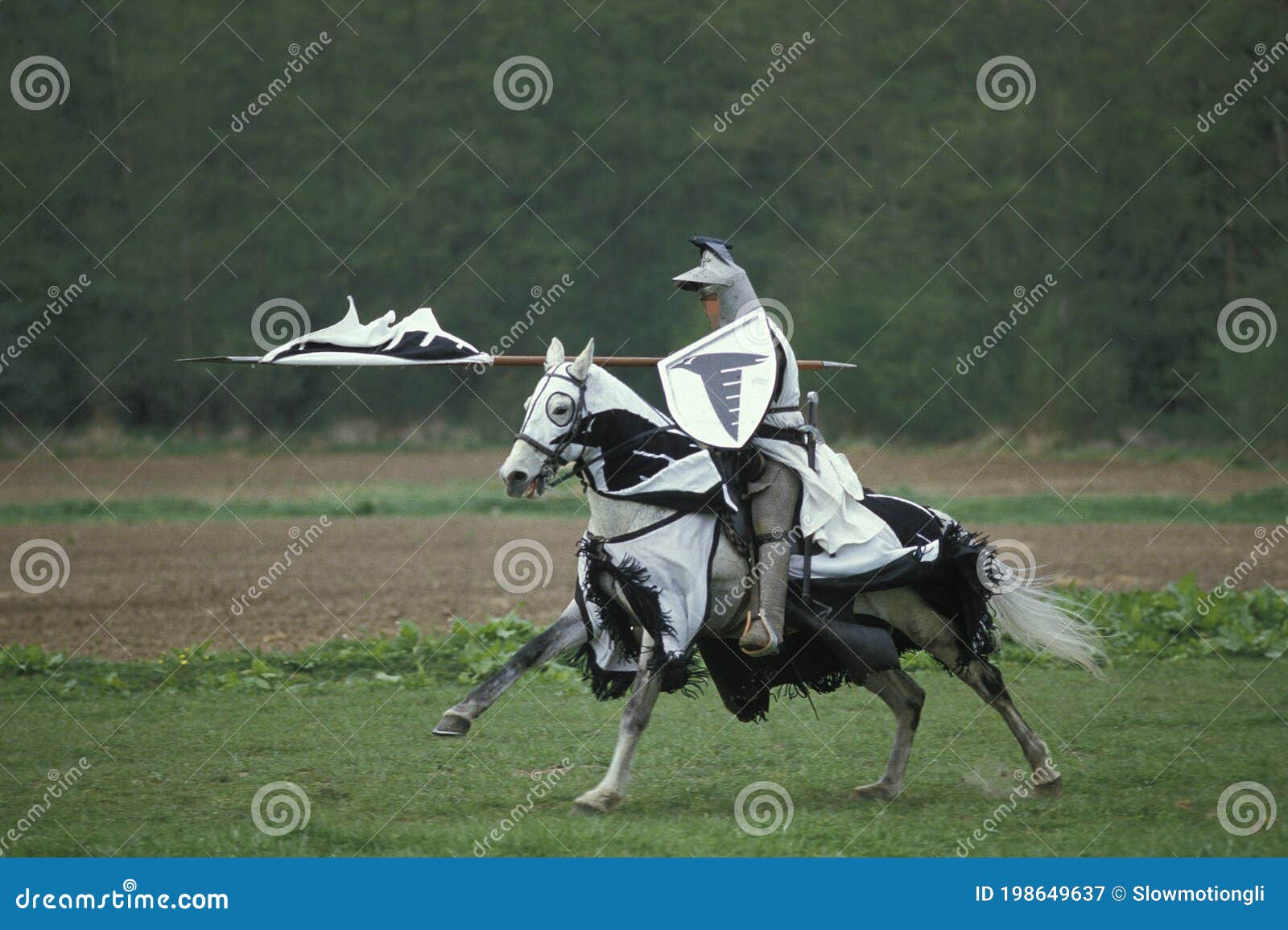 Medieval Tournament of Chivalry in France Stock Image - Image of ...