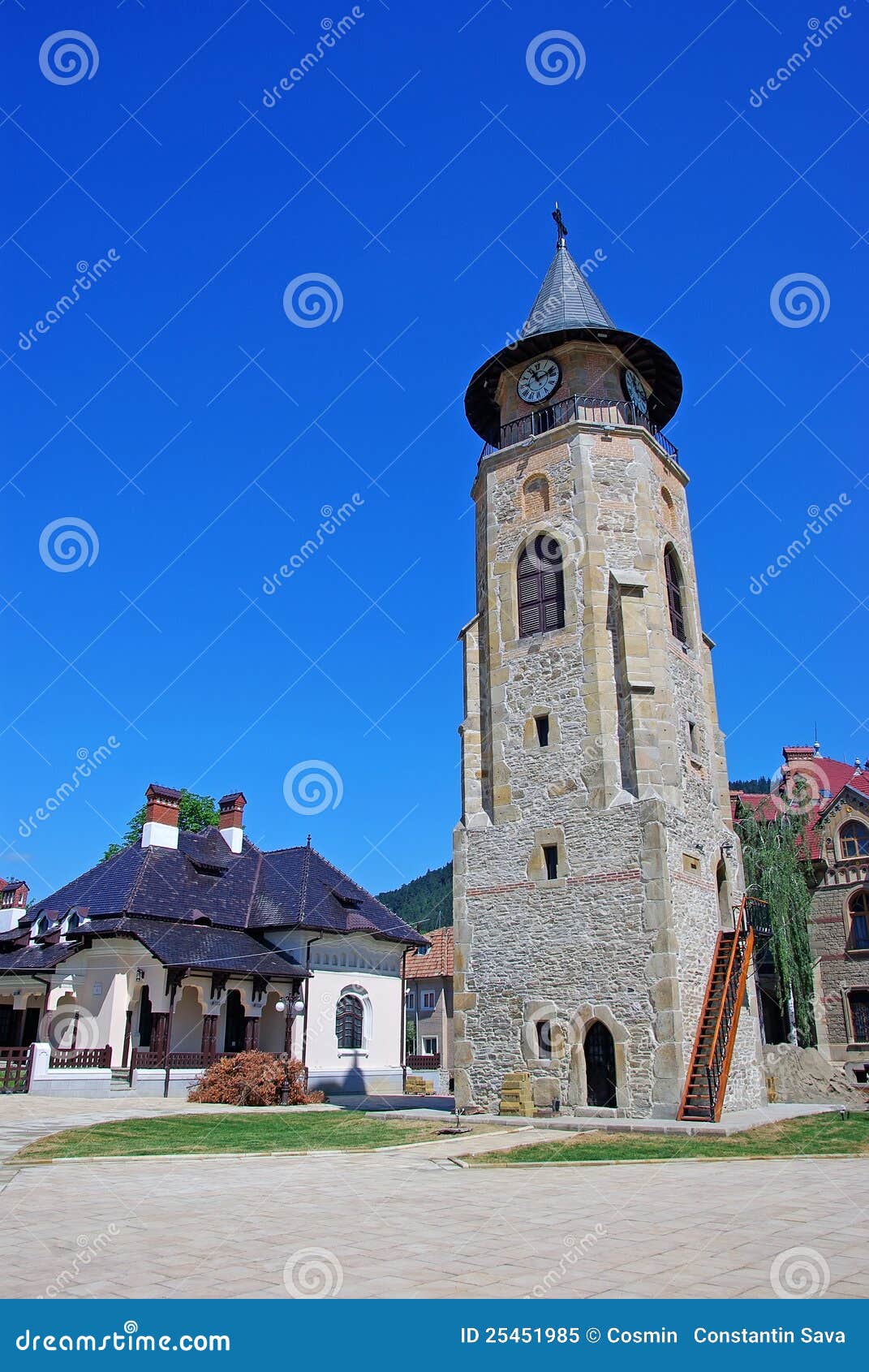 Medieval tower stock image. Image of tourist, historical - 25451985