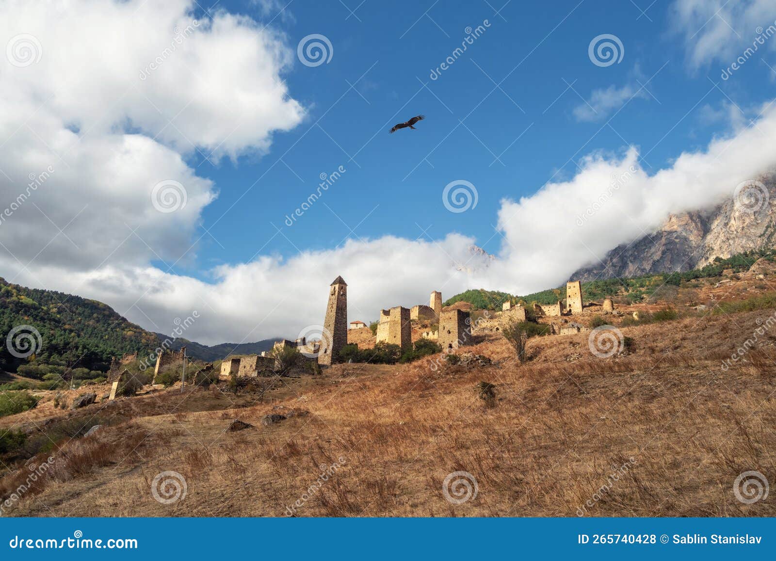 Medieval Tower Complex Egical, One of the Authentic Medieval Castle ...