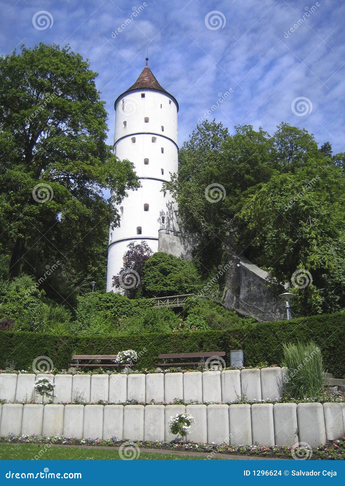 Medieval Tower in the Woods Stock Photo - Image of castle, germany: 1296624