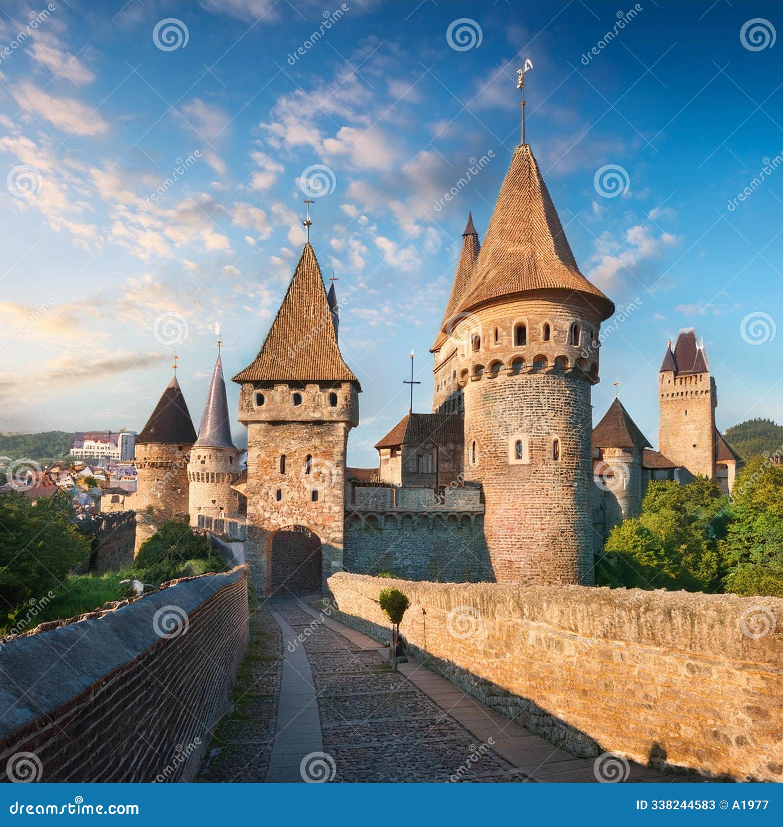 Medieval Towers, AI Generated Royalty-Free Stock Photography ...