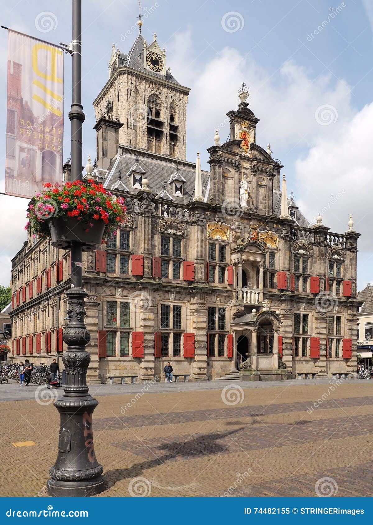 Delft. The Old Medieval City Gates. Royalty-Free Stock Photo ...