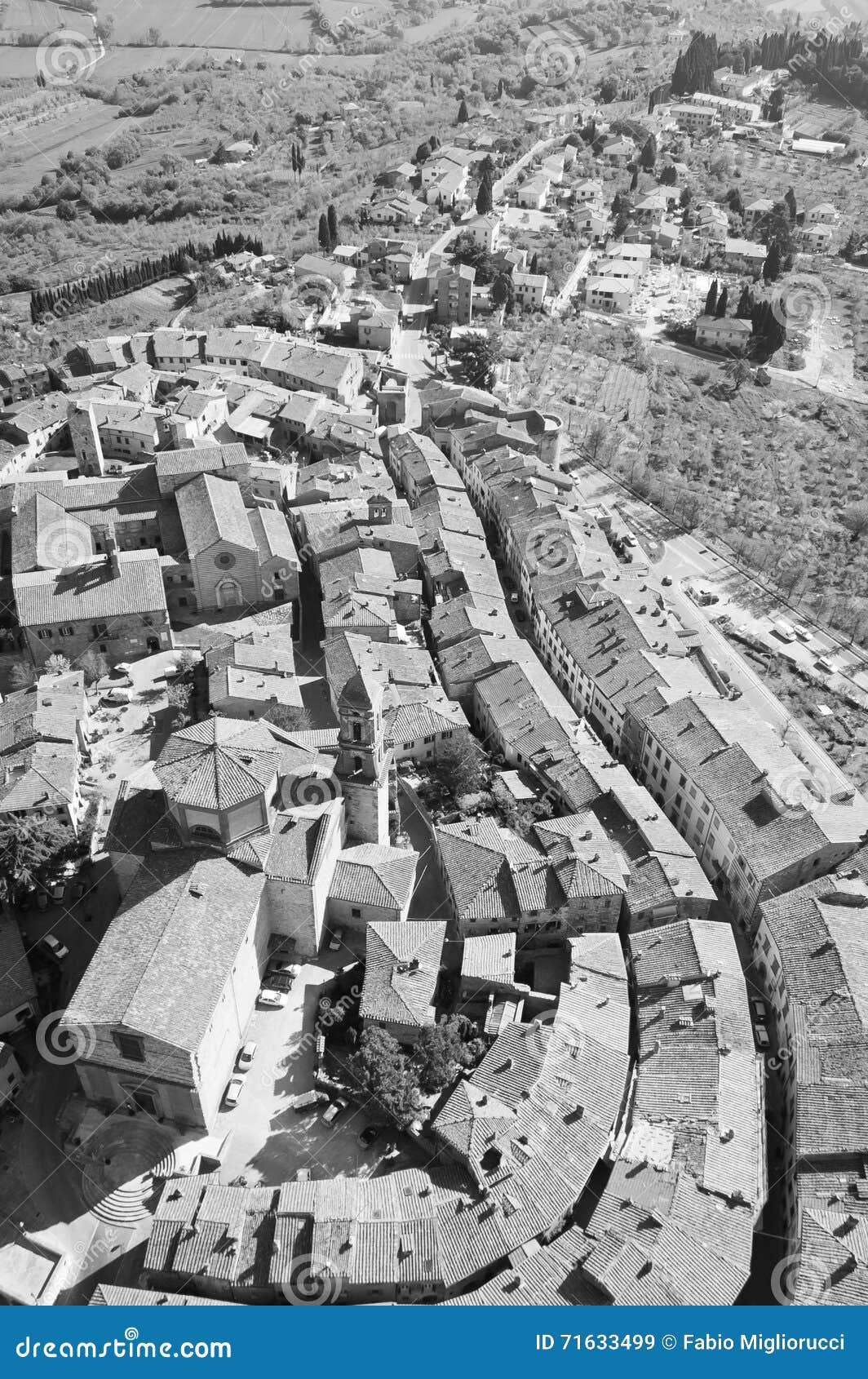 The Medieval Town of Lucignano in Tuscany Stock Image - Image of ...