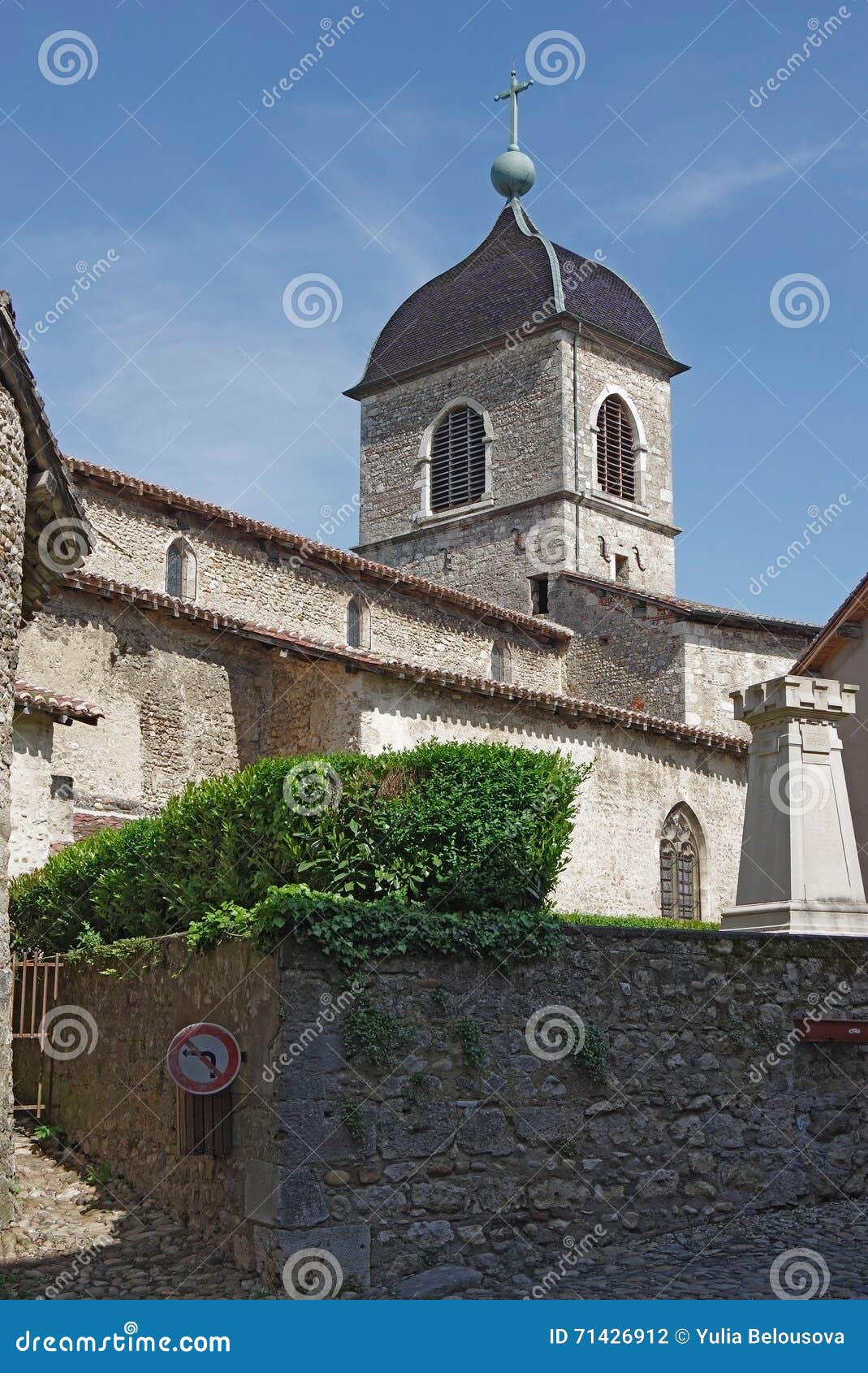 Medieval town of Perouges stock photo. Image of historical - 71426912