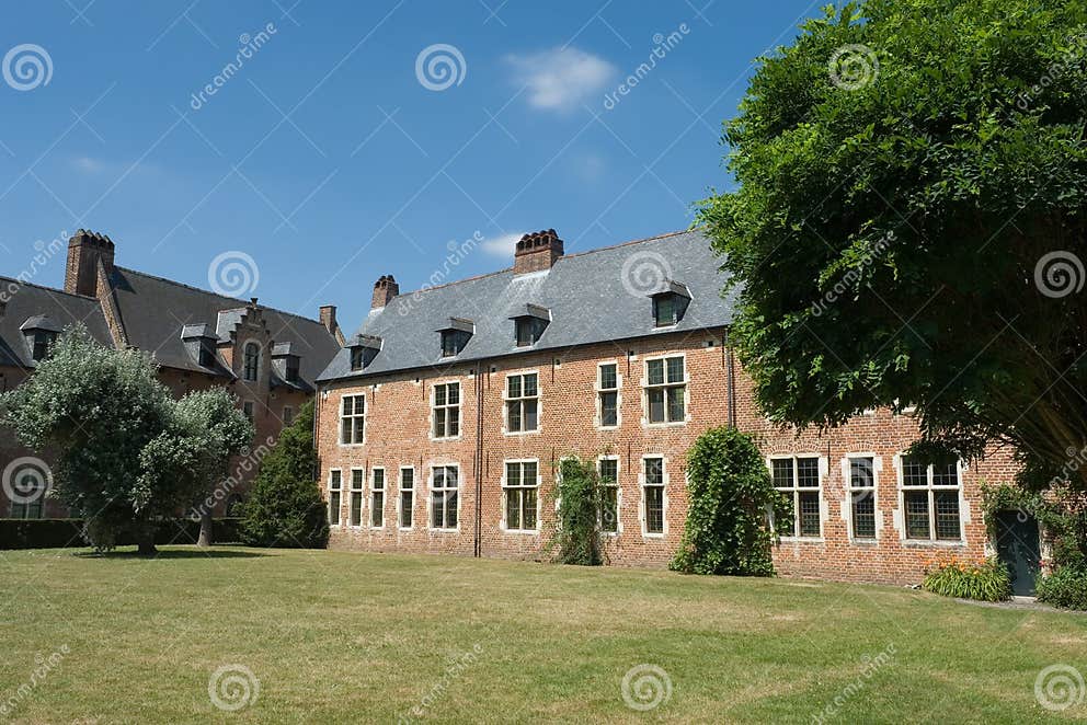 Medieval university campus stock image. Image of leuven - 14947453