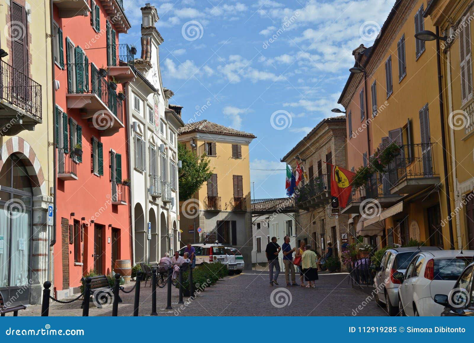 Medieval village of Neive editorial image. Image of building - 112919285