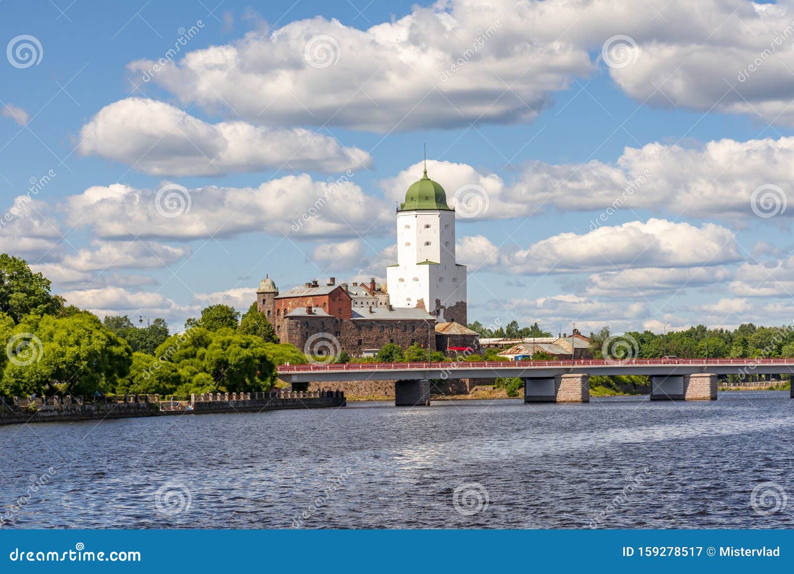 Medieval Vyborg Castle in Russia Stock Image - Image of europe, fort ...