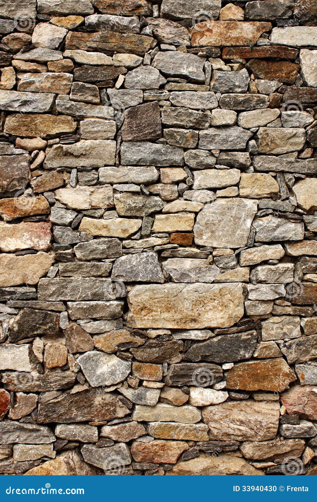 Medieval Wall of Stone Blocks Stock Photo - Image of texture, material ...