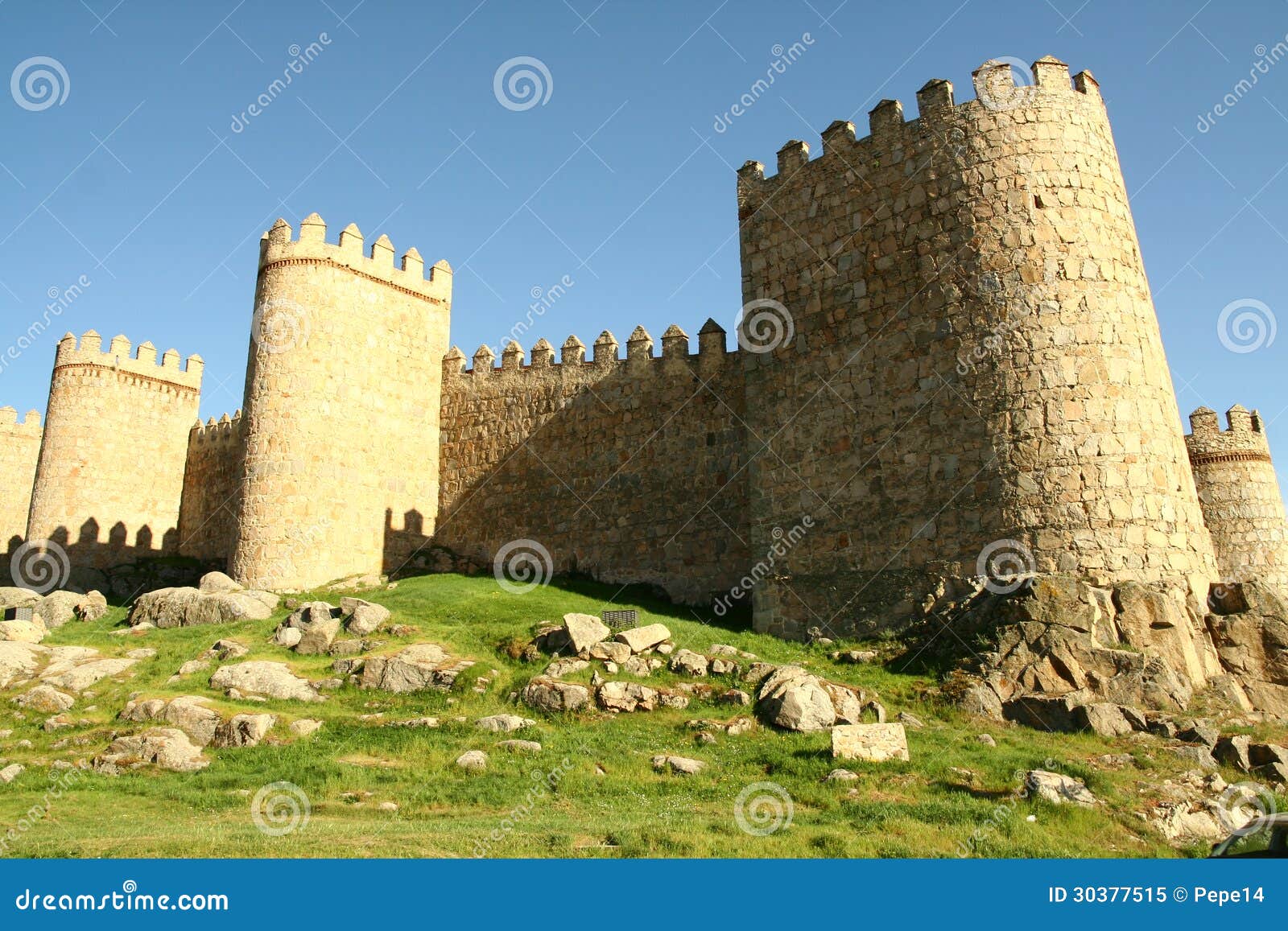 Medieval wall stock image. Image of simple, tough, medieval - 30377515