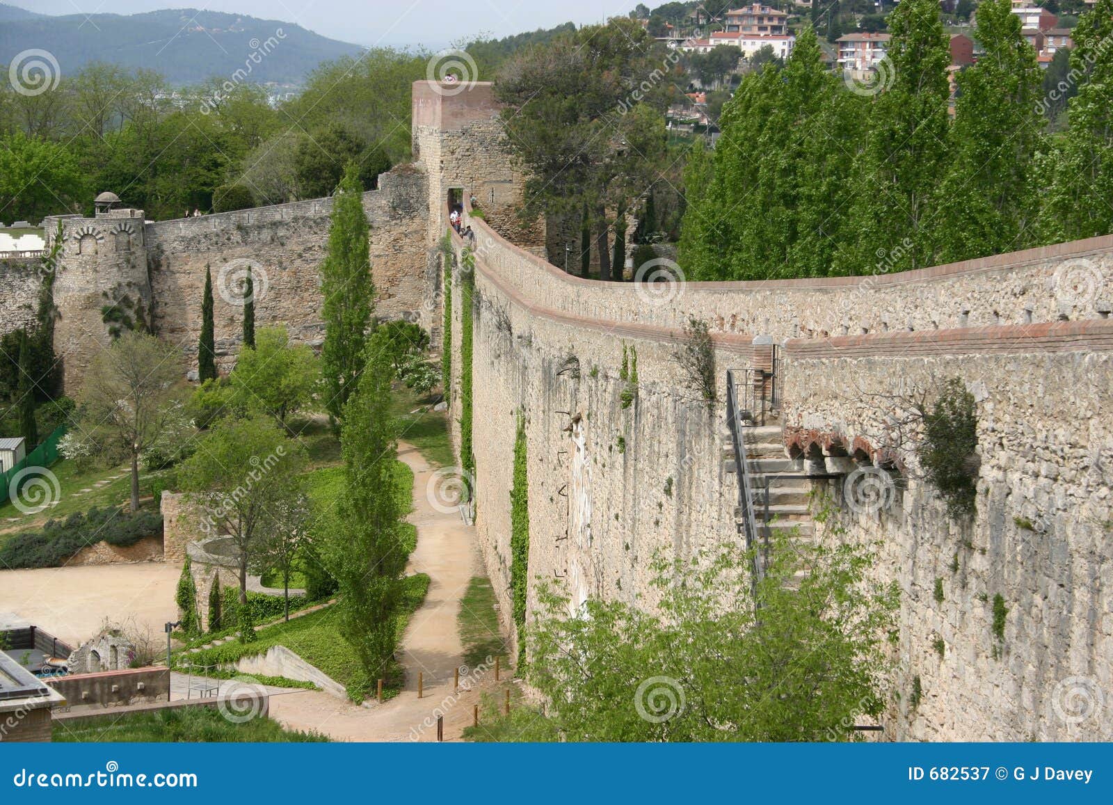 Medieval Walls stock image. Image of barricade, medieval - 682537