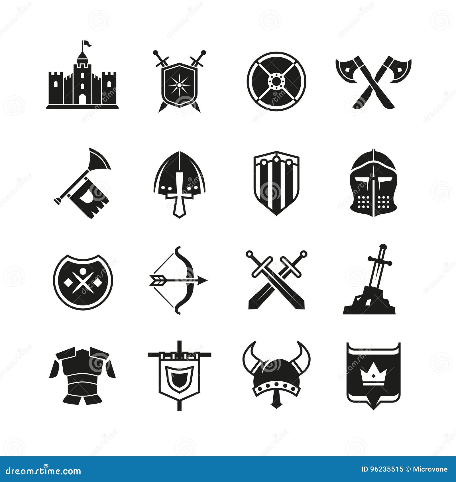 Medieval Warriors Shield And Sword Vector Icons. Ancient Knight Symbols ... Medieval Warriors Shield And Sword Vector Icons. Ancient Knight Symbols ...