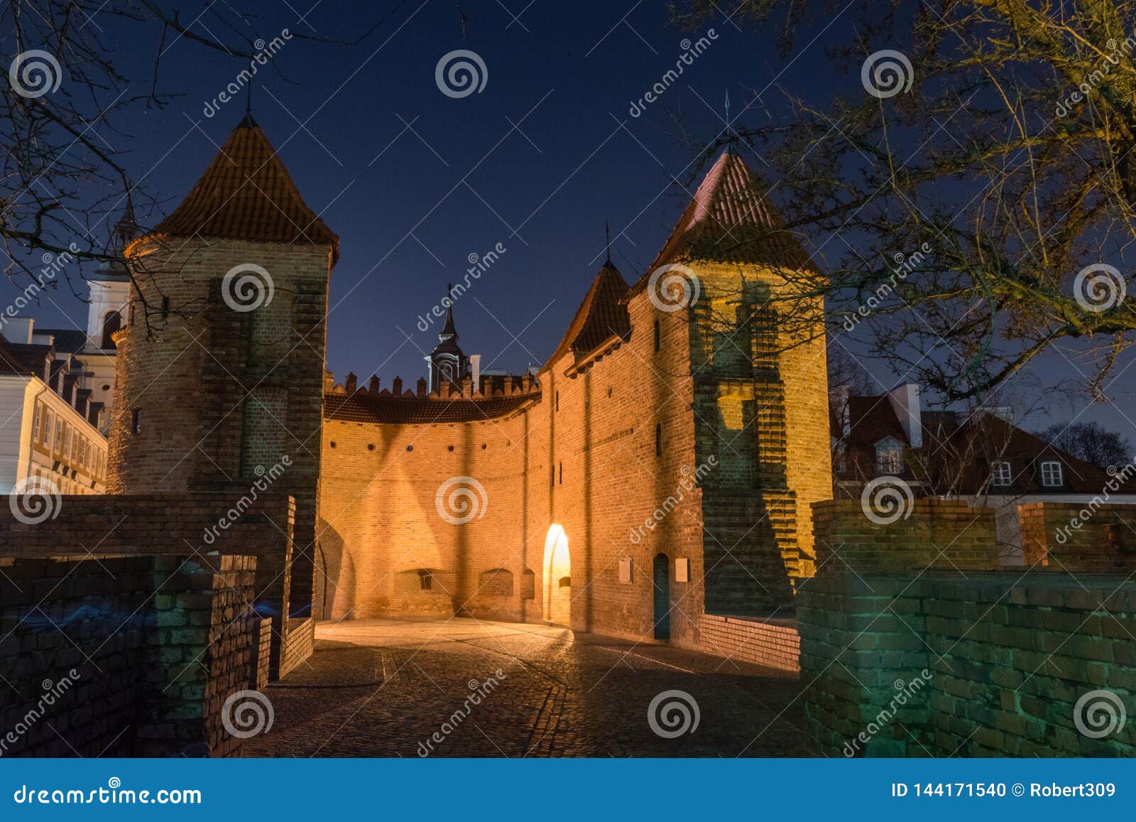 Medieval Barbican, Castle In Budapest, Hungary Stock Photography ...