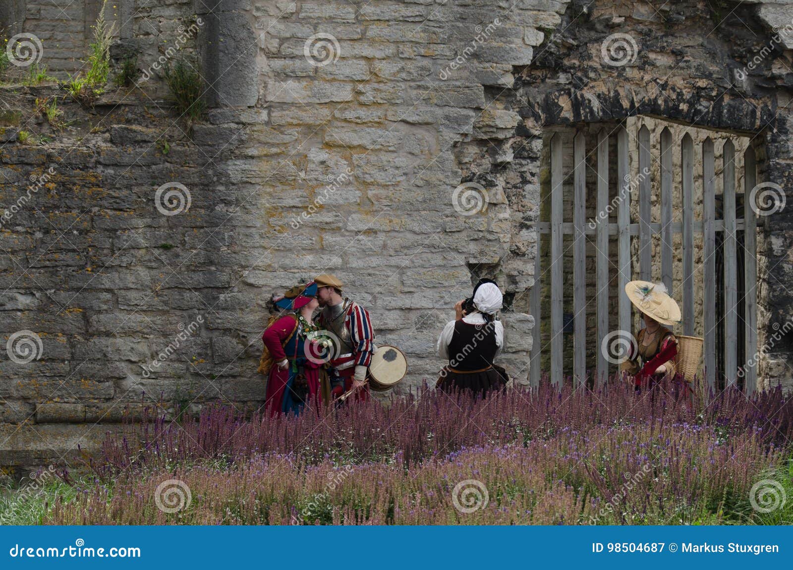 Medieval week 25 editorial photography. Image of kissing - 98504687