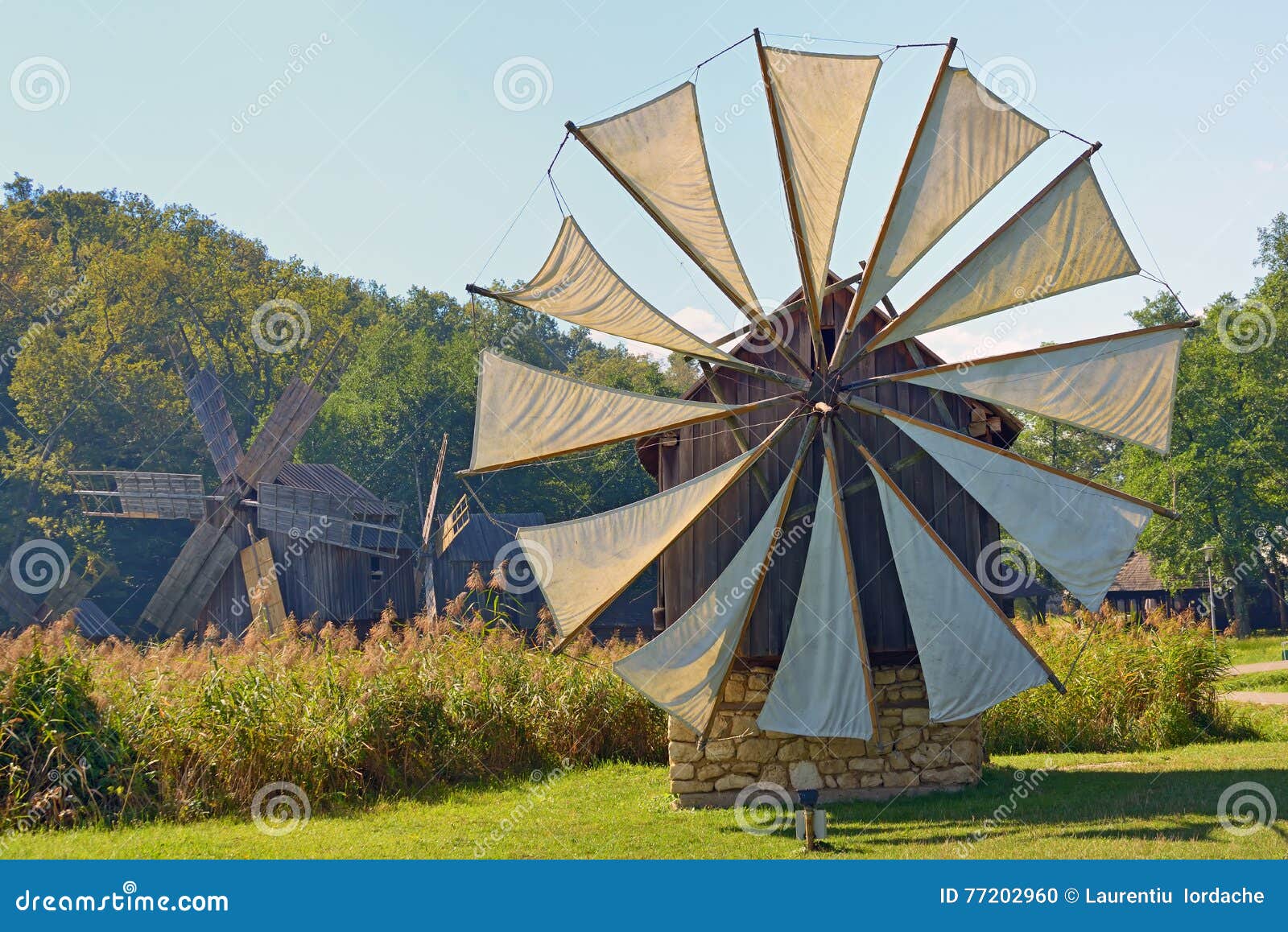 Medieval Windmill in Sibiu City Stock Photo - Image of outdoor, tourism ...