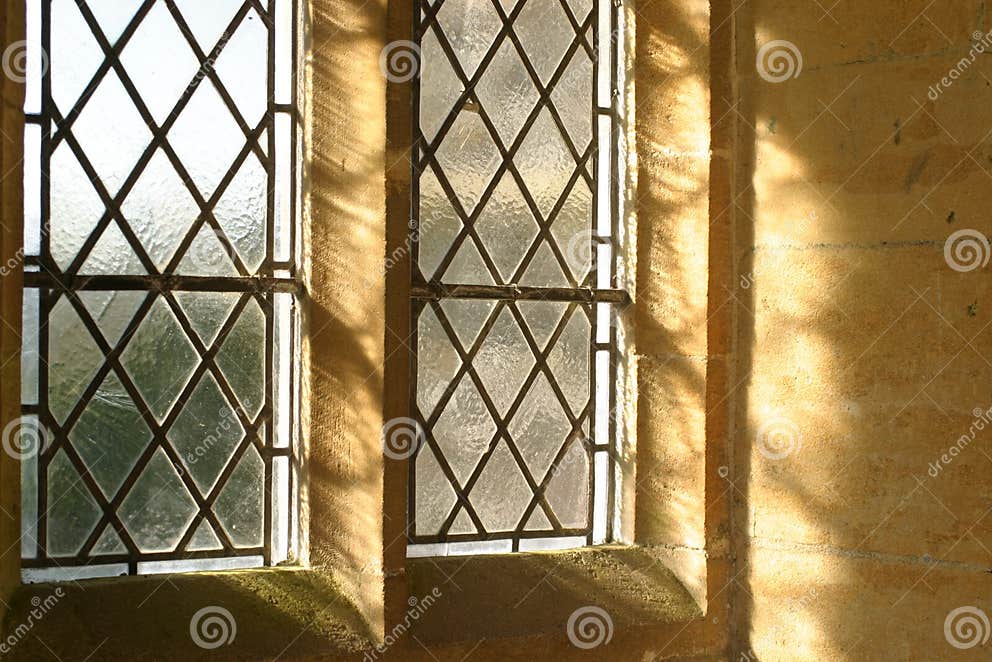 Medieval Window stock photo. Image of diamond, summer, stained - 100942