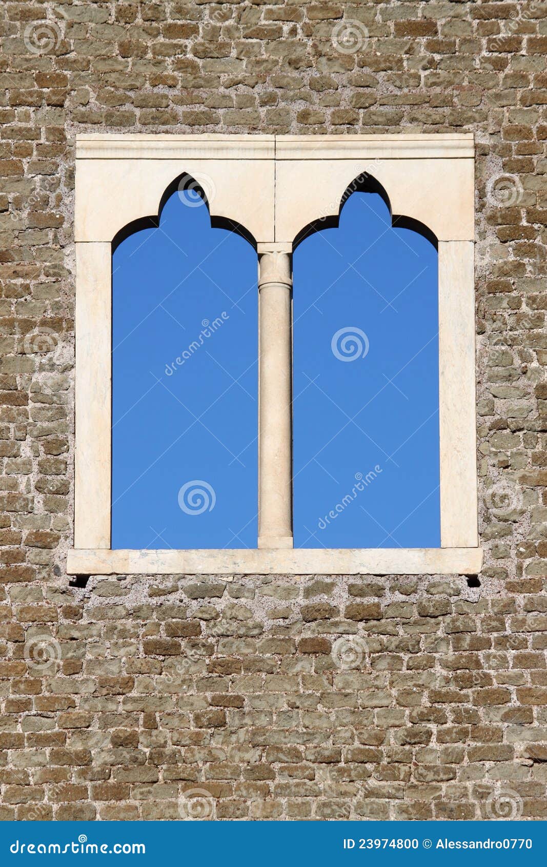 Medieval window stock photo. Image of double, decorative - 23974800