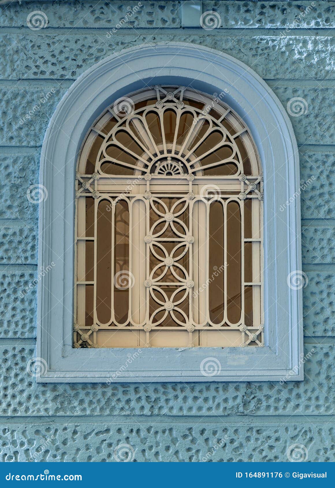 Medieval window with arch stock photo. Image of detail - 164891176