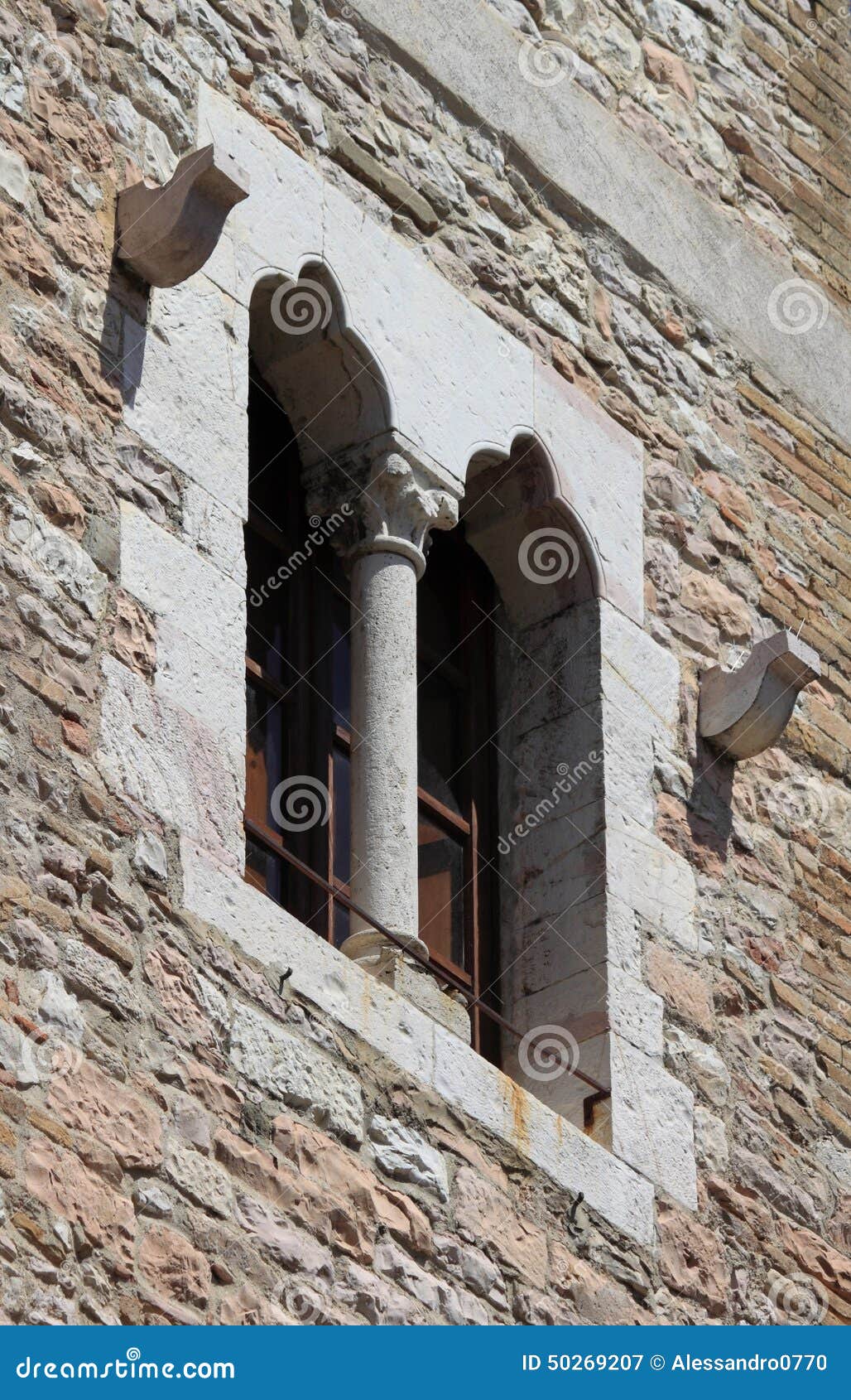 Medieval window stock image. Image of decoration, medieval - 50269207