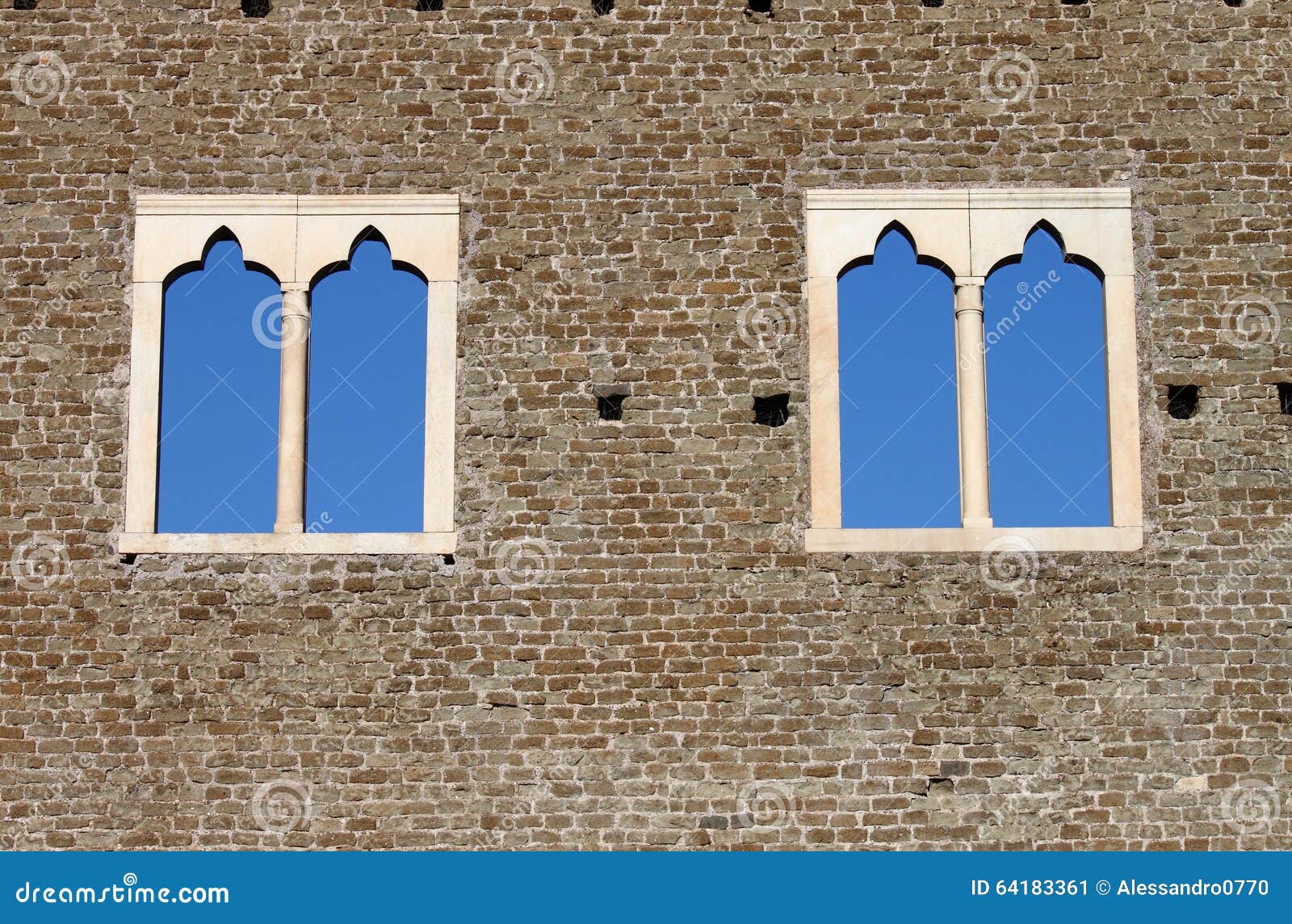 Medieval windows stock image. Image of antique, cecilia - 64183361