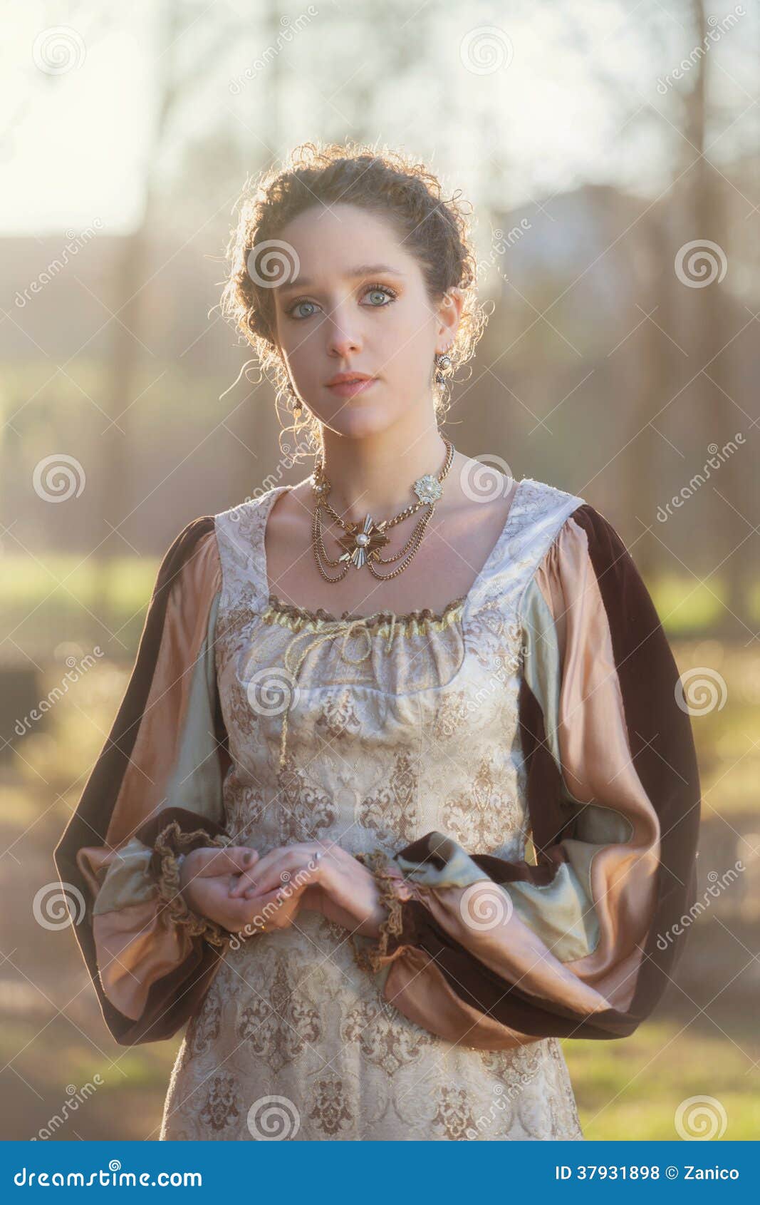 Medieval woman stock photo. Image of goth, history, dark - 37931898