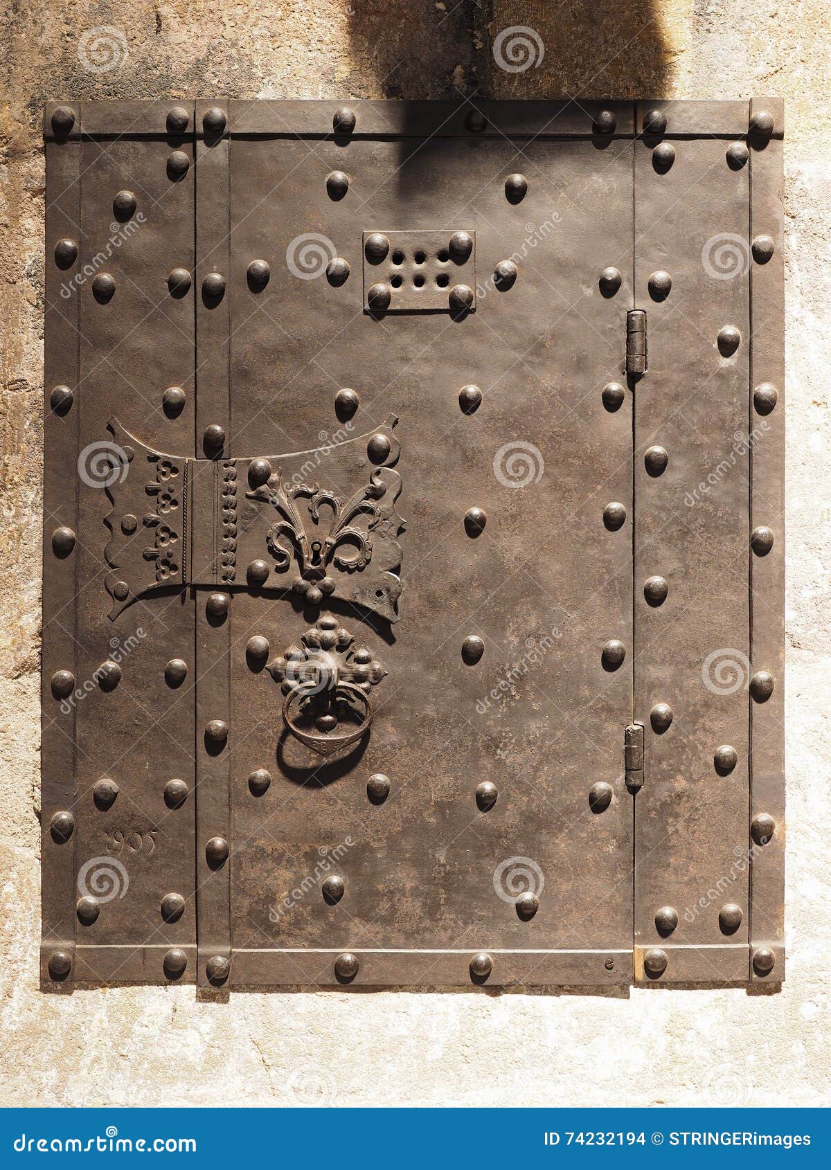 Medieval Wrought Iron Gates. Royalty-Free Stock Image | CartoonDealer ...