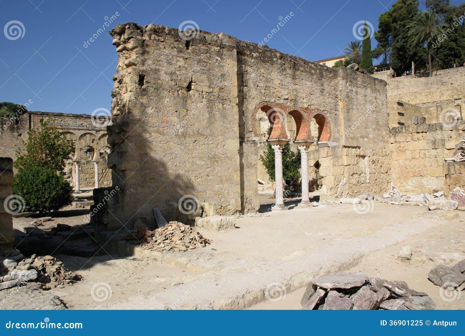 Medina Azahara imagem de stock. Imagem de ânsia, local - 36901225