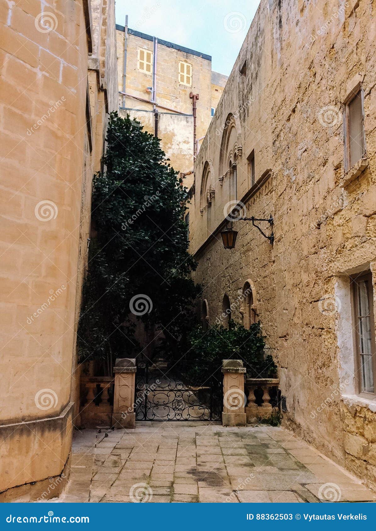 Medina in Malta stock image. Image of main, bricks, cityscape - 88362503