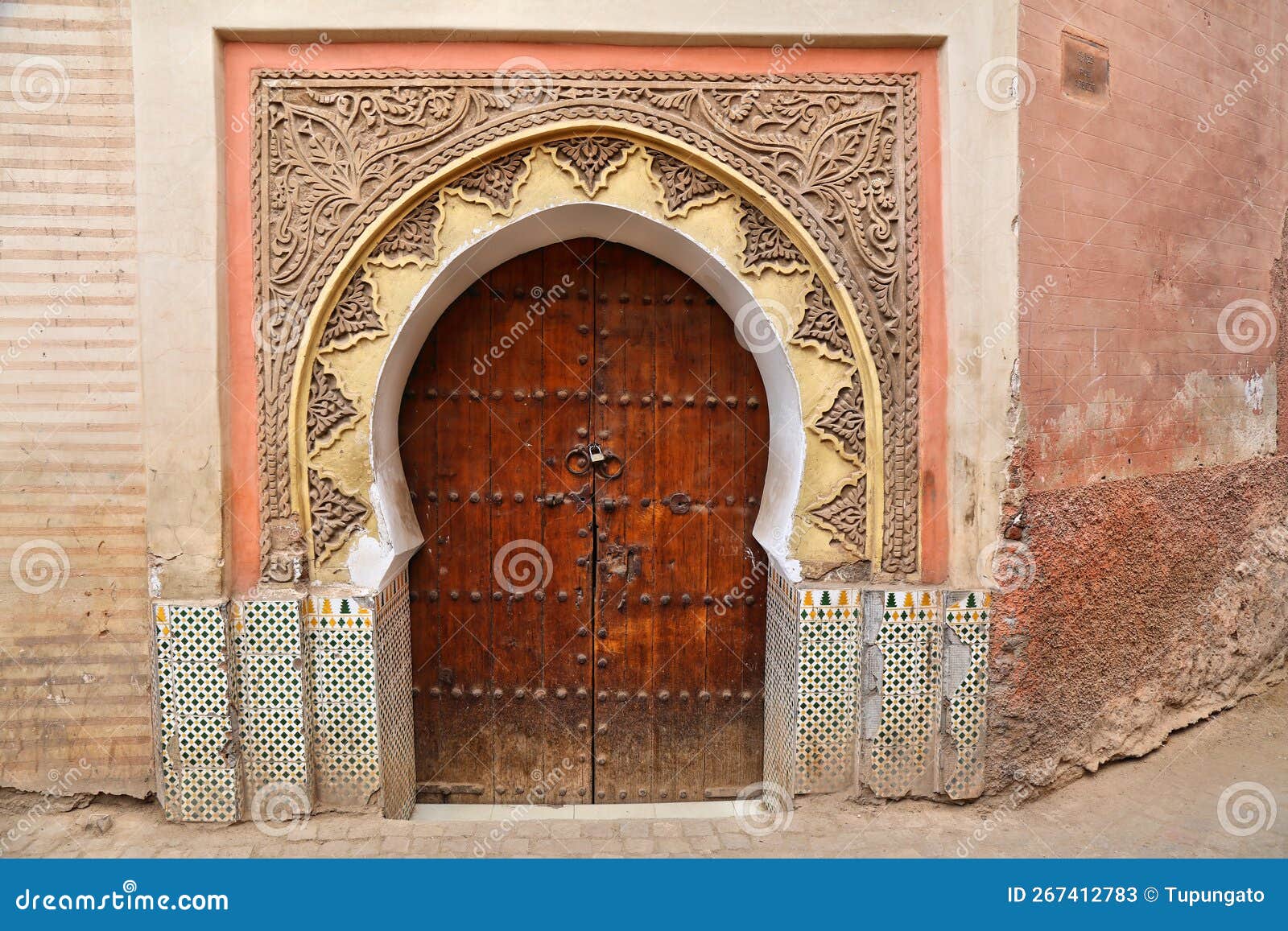 Medina Old Town of Marrakech, Morocco Stock Image - Image of ...