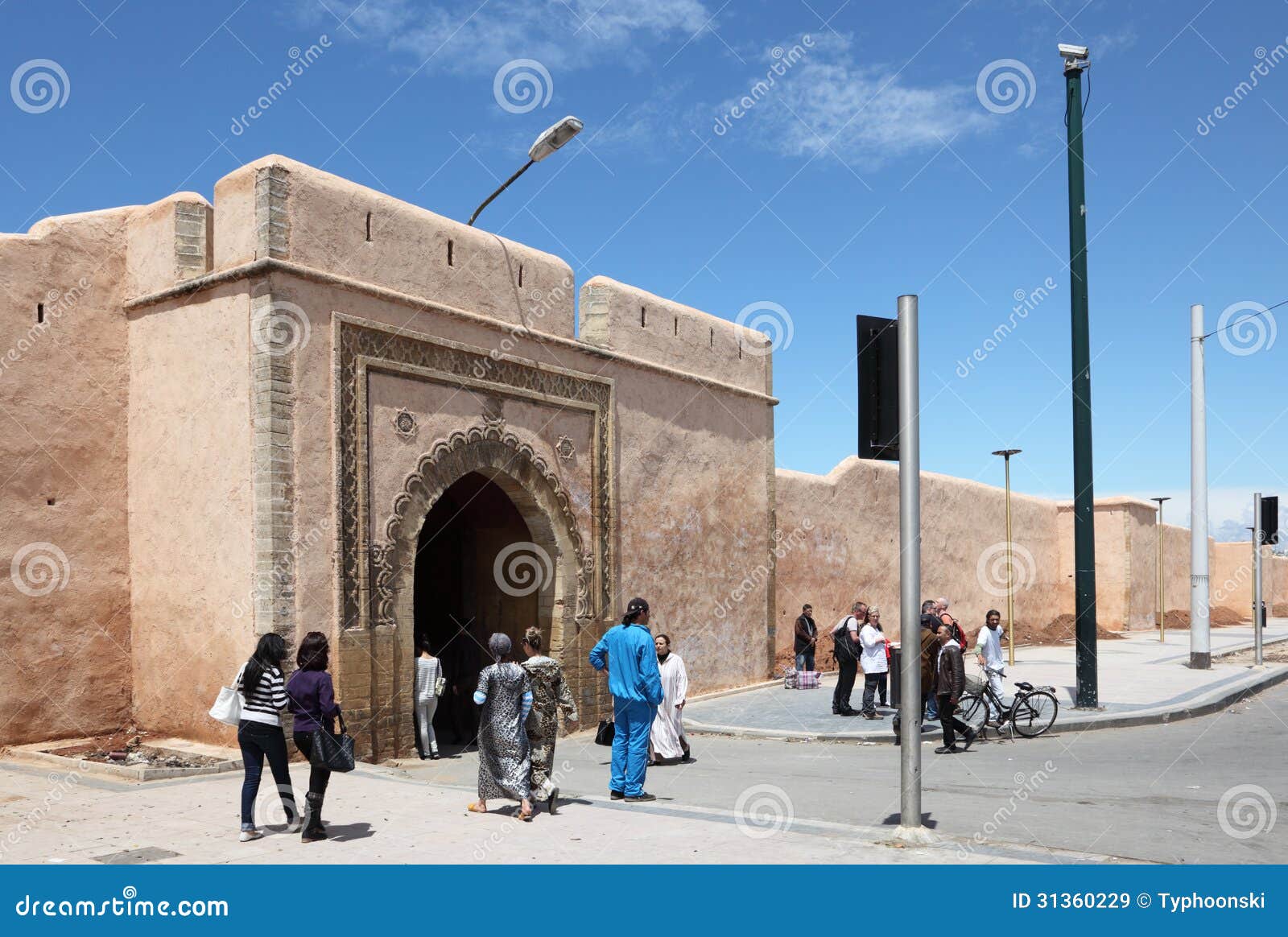 Medina of Rabat, Morocco editorial stock image. Image of people - 31360229