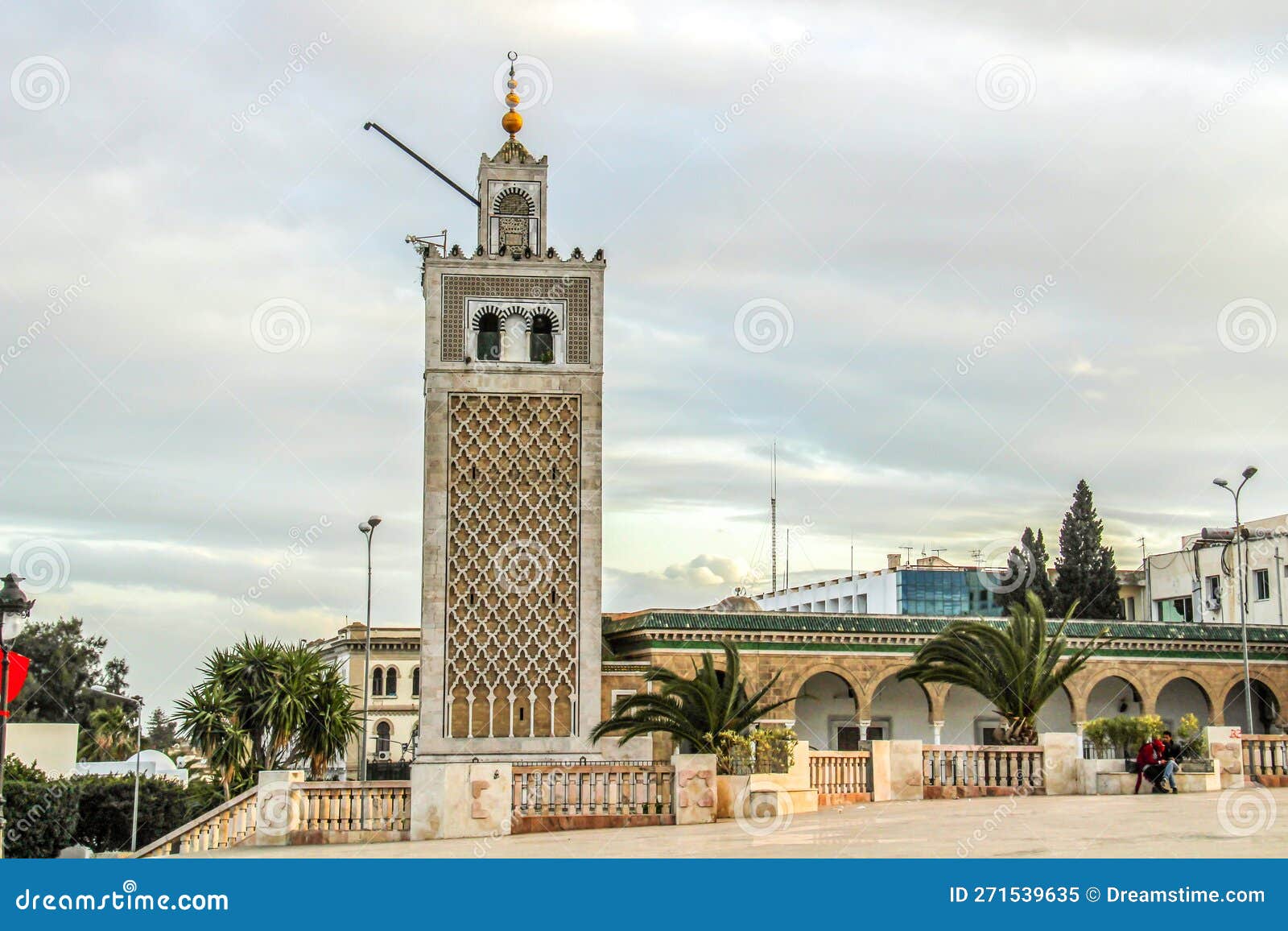 Medina of Tunis, Kasbah Mosque Stock Image - Image of folklore ...