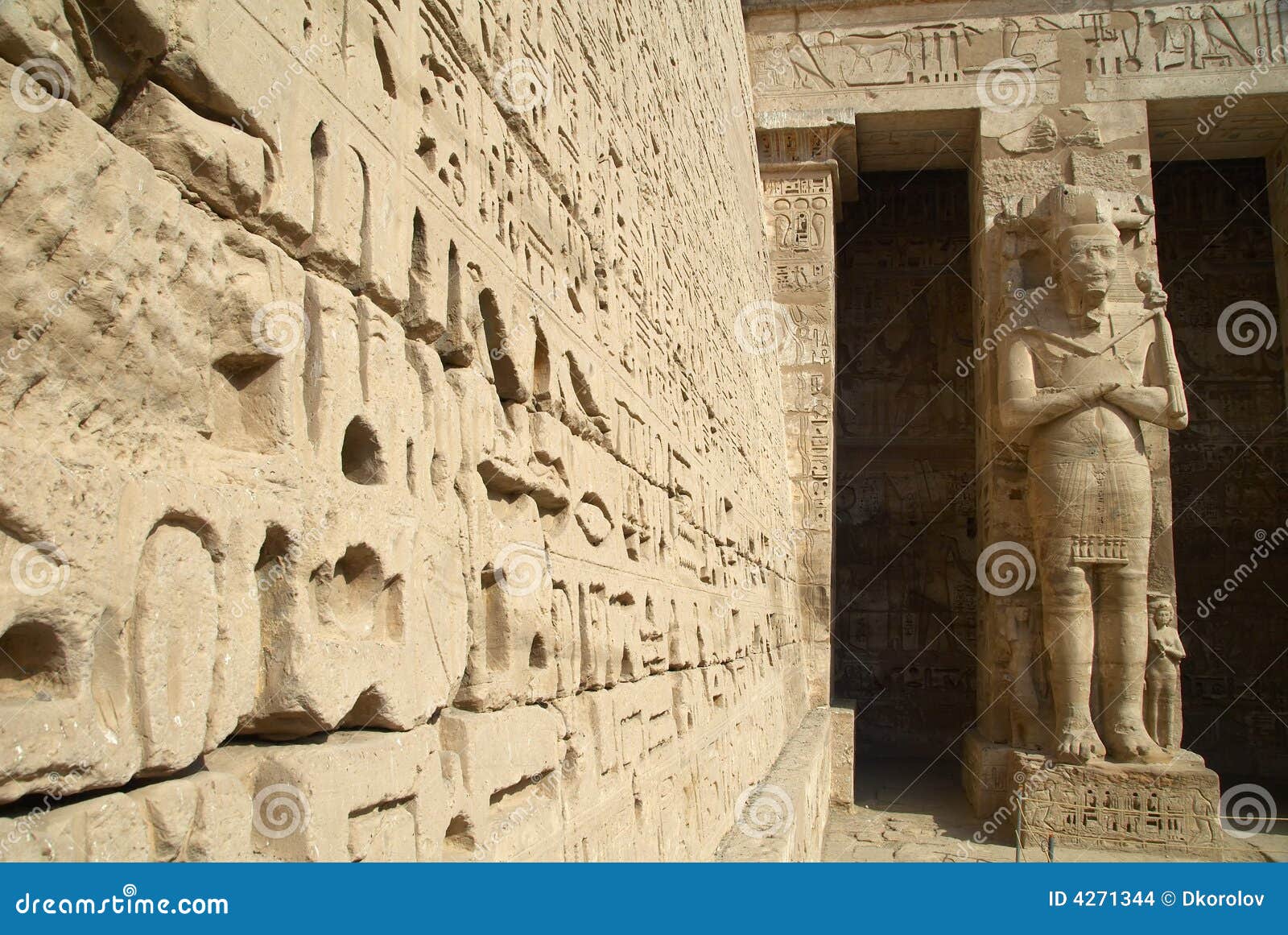Medinet Habu Forntida Egypten Tempel Arkivfoto - Bild av turism, bild ...
