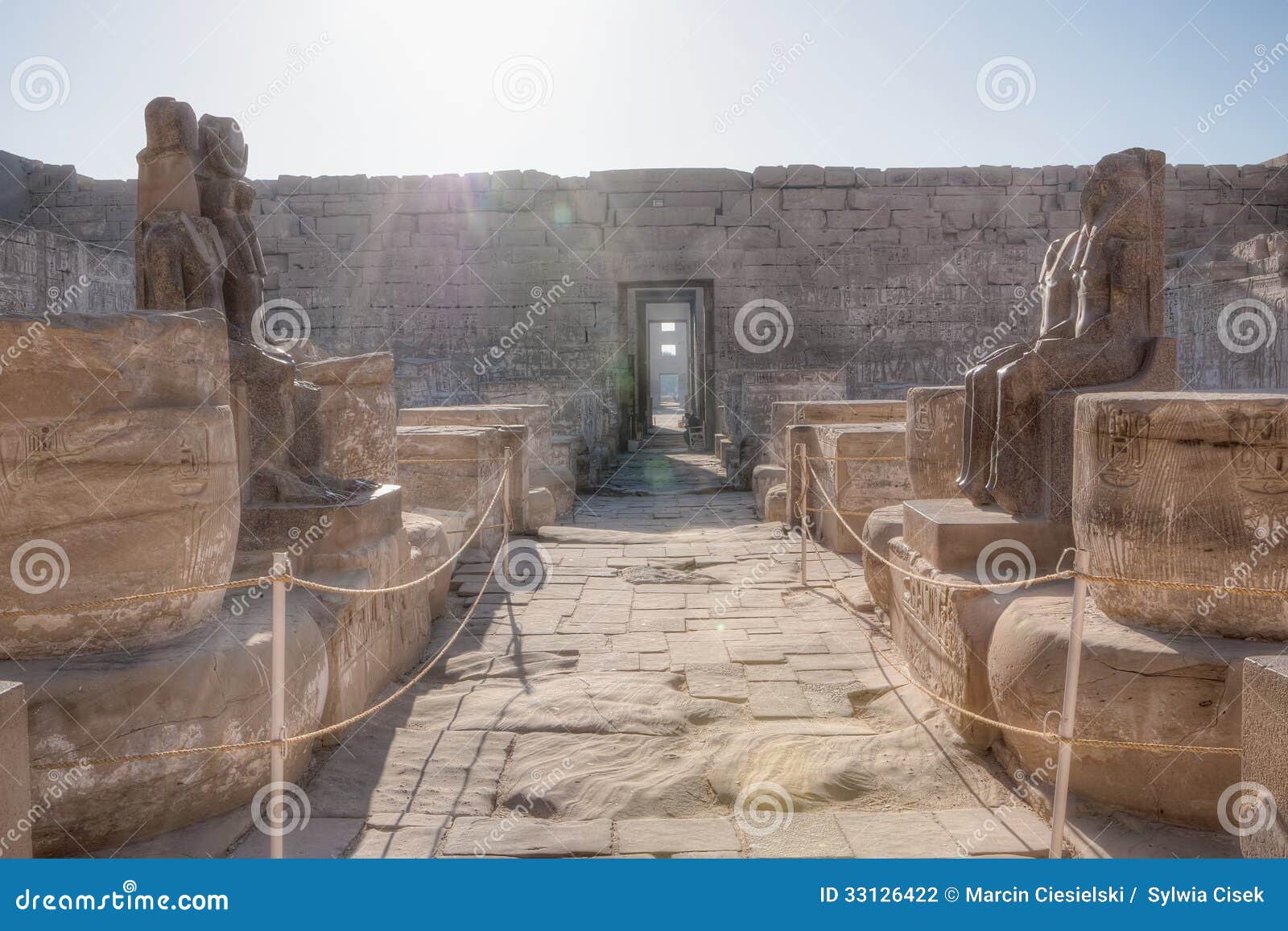 Medinet Habu Temple in Luxor Stock Photo - Image of habu, archaeology ...