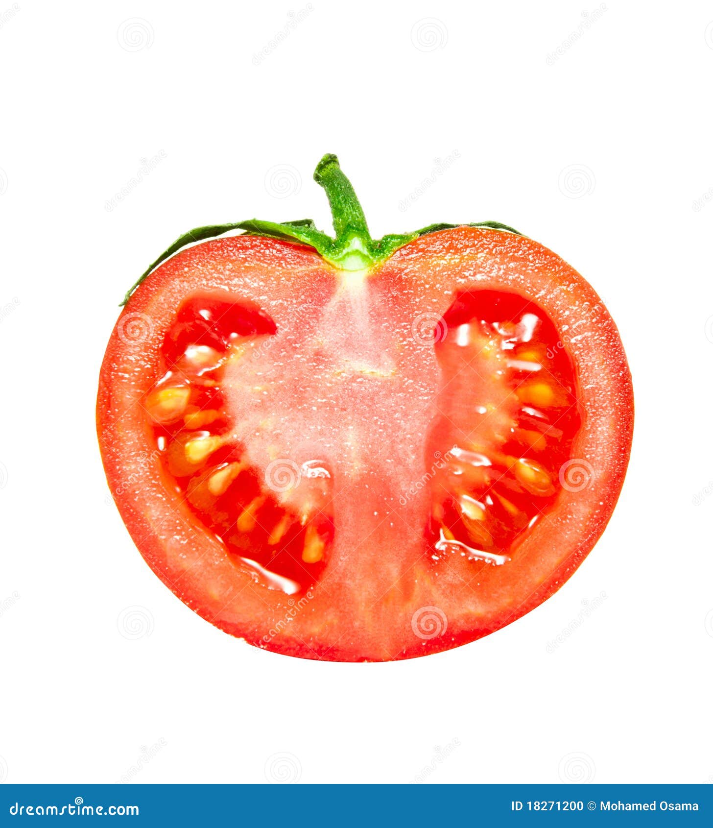 Medio tomate foto de archivo. Imagen de delicioso, sabor - 18271200