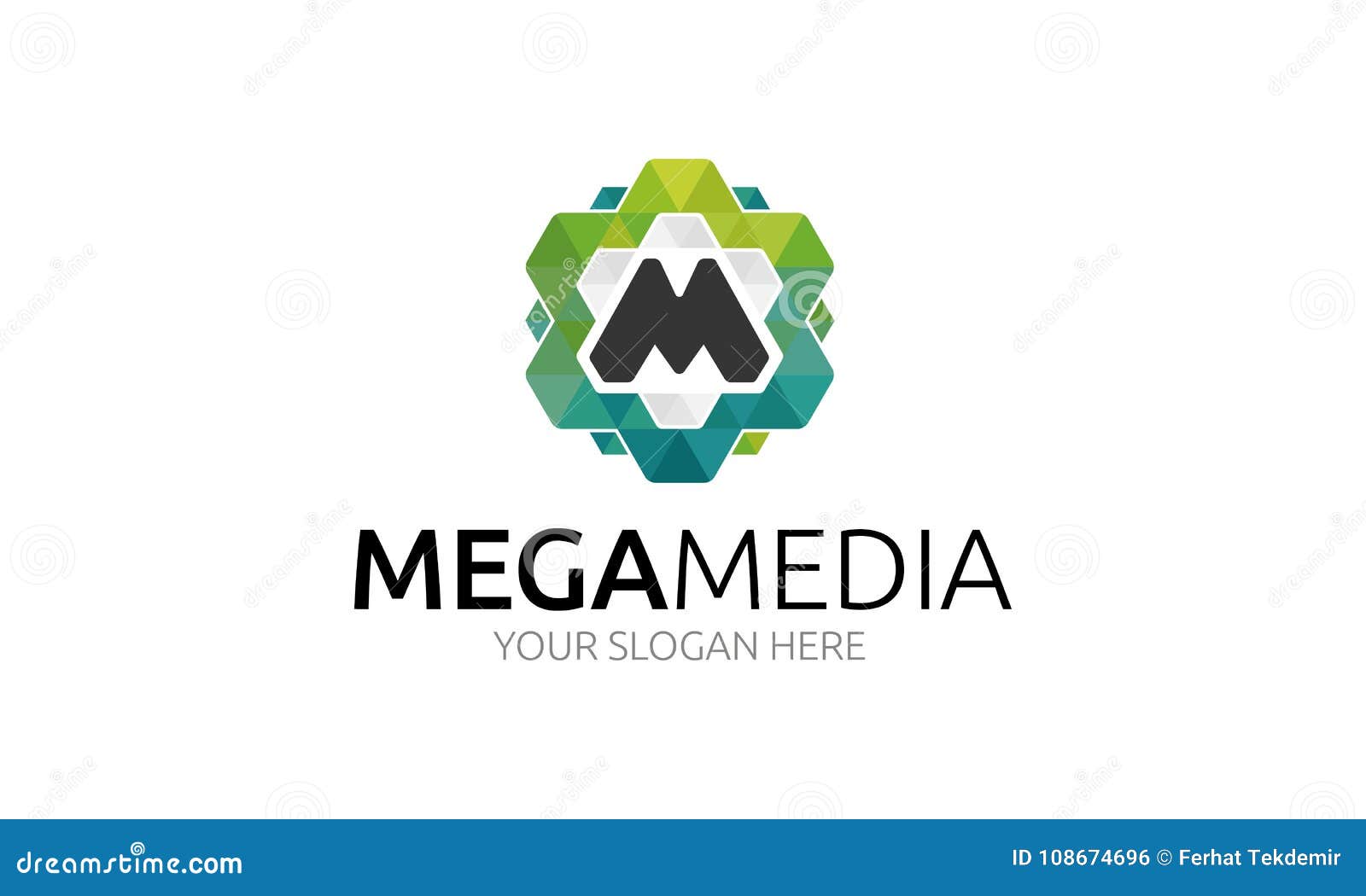 Medios Logo Template mega stock de ilustración. Ilustración de logotipo ...