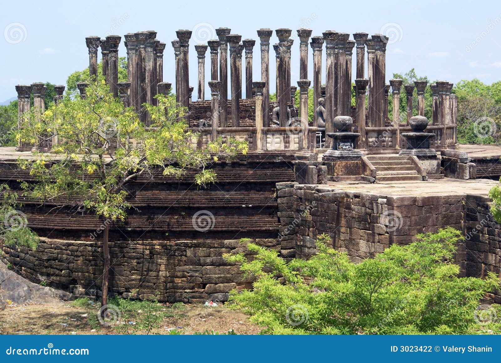 Medirigiriya stock photo. Image of pagoda, hill, culture - 3023422